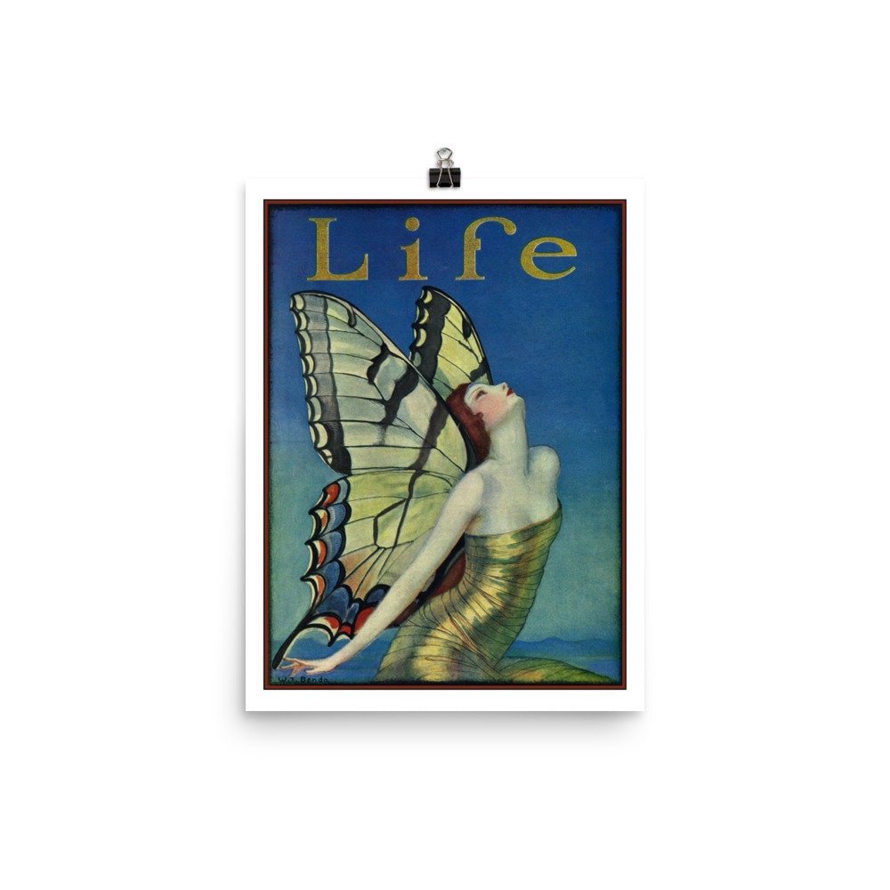 Art & Collectibles Art Deco Wall Art 1922 LIFE Magazine Cover Vintage ...