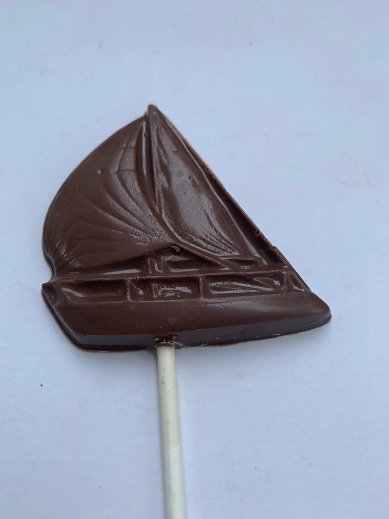 30 Chocolate Sail Boat Pops Chocolate Sail Boat Suckers - Etsy