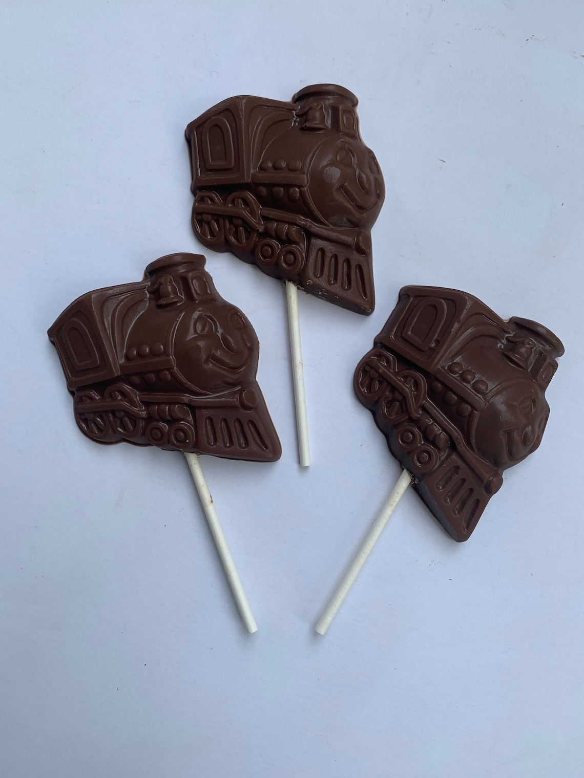12 Train Chocolate Suckers Chocolate Train Candy Train Pops - Etsy