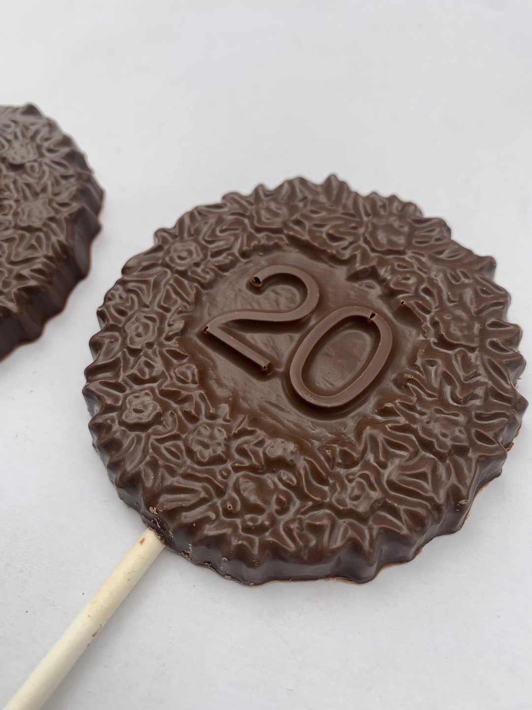 30 20th Birthday Chocolate Pops Chocolate 20th Suckers Chocolate 20th ...