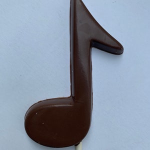 12 Chocolate Music Note Chocolate Suckers Chocolate Music Candy - Etsy