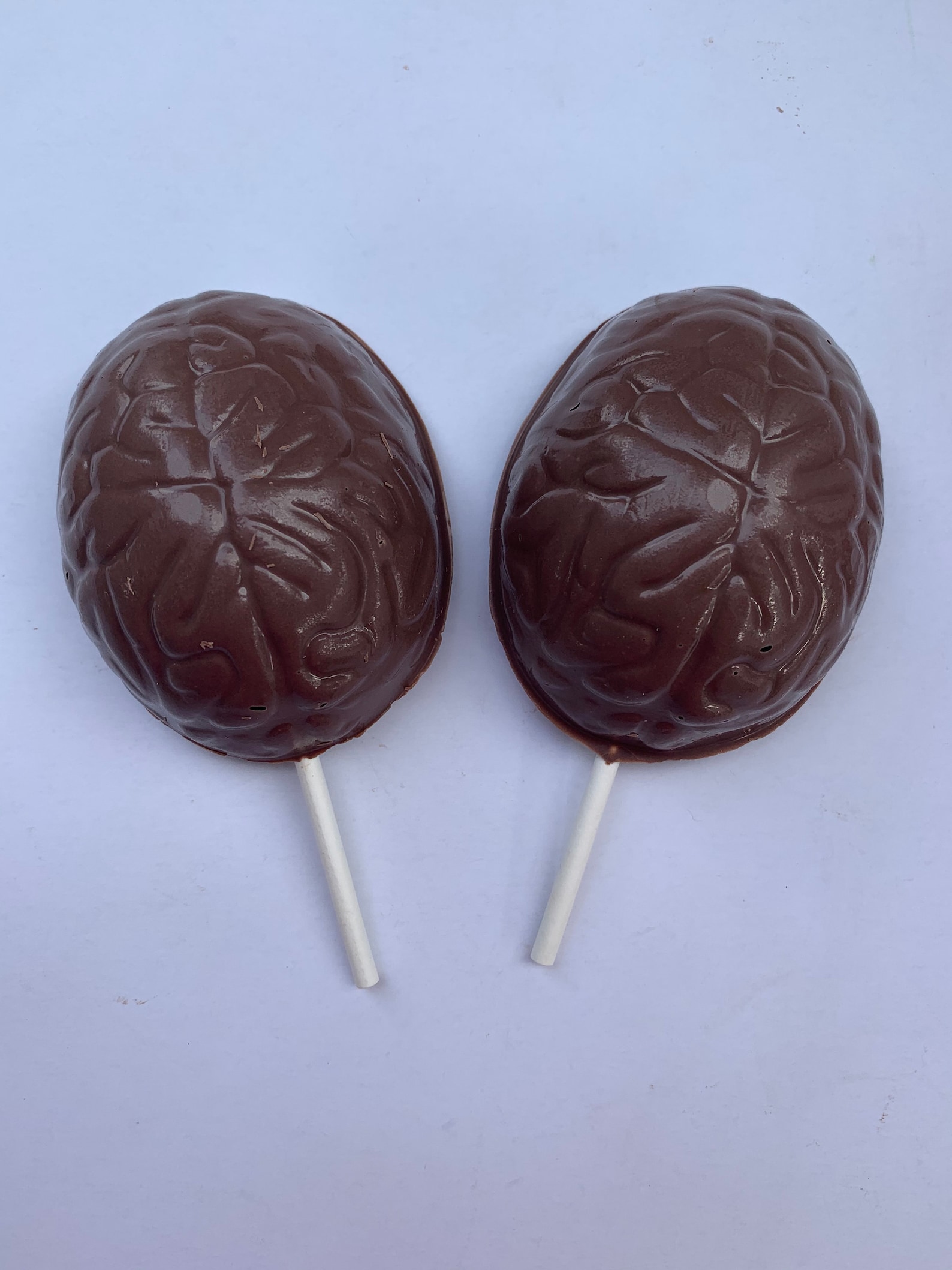 12 Chocolate brain chocolate suckers chocolate brain candy - Etsy.de