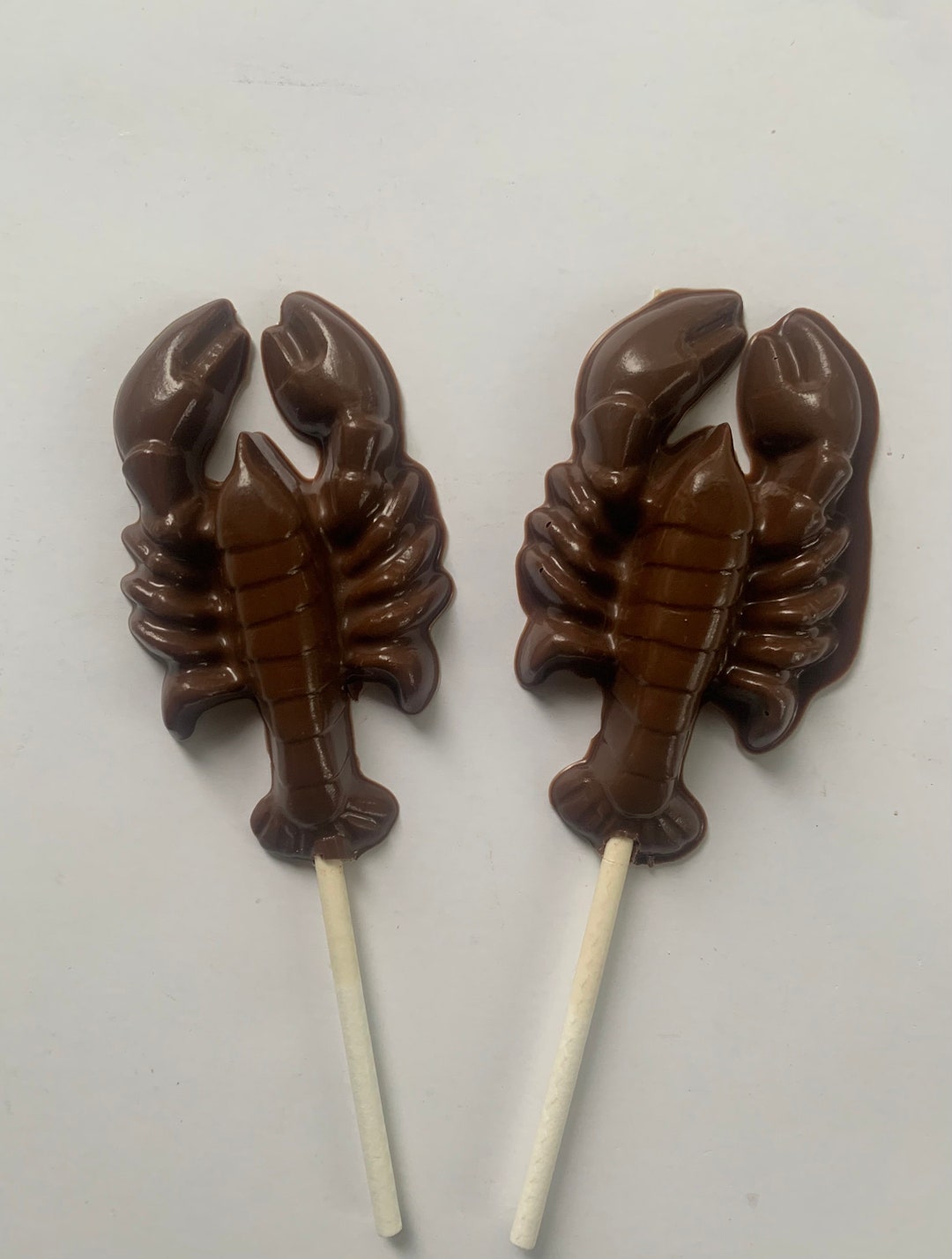 10 Lobster Chocolate Suckers Chocolate Lobster Candy Lobster Chocolate ...