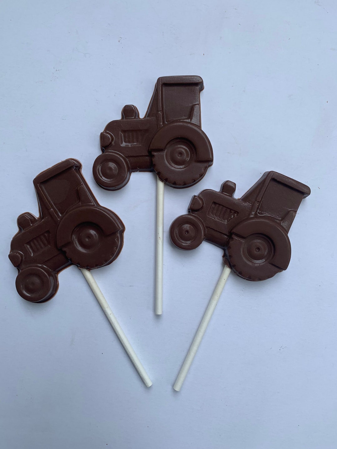 30 Tractor Chocolate Suckers Chocolate Tractor Candy Tractor Pops - Etsy