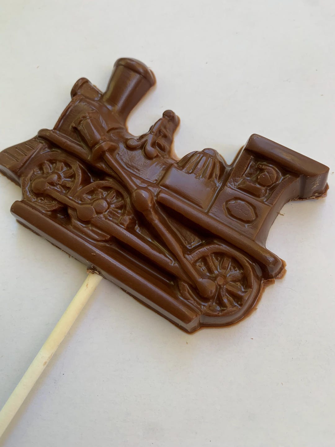 10 Locomotive Chocolate Sucker | Train Candy Pop - Etsy