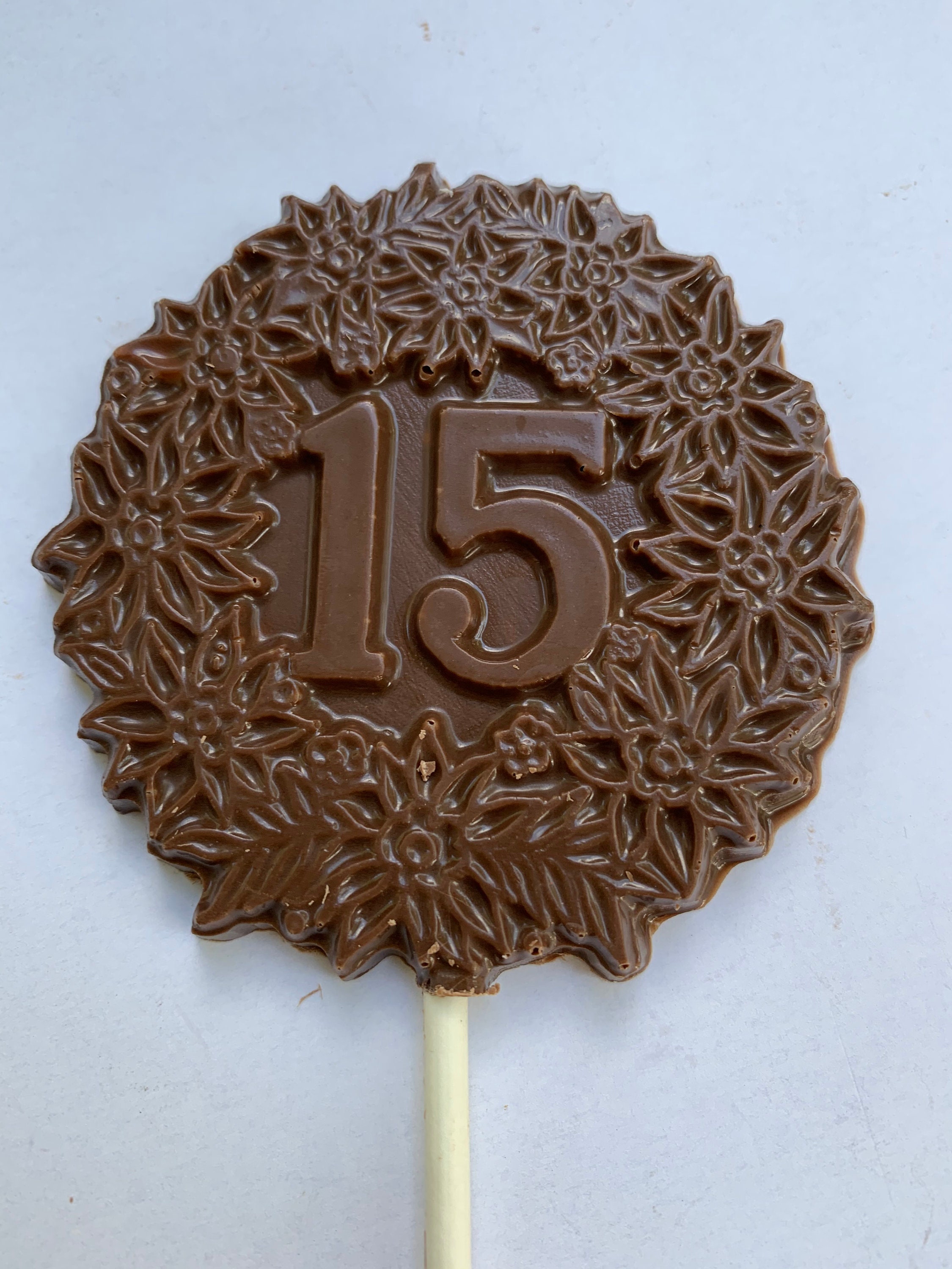 30 15th Birthday Chocolate Pops Chocolate 15th Suckers Chocolate ...
