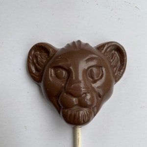 10 Baby Lion Chocolate Suckers Chocolate Tiger Candy Lion Chocolate ...