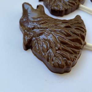 30 Wolf Chocolate Suckers Chocolate Wolf Candy Wolf Pops - Etsy