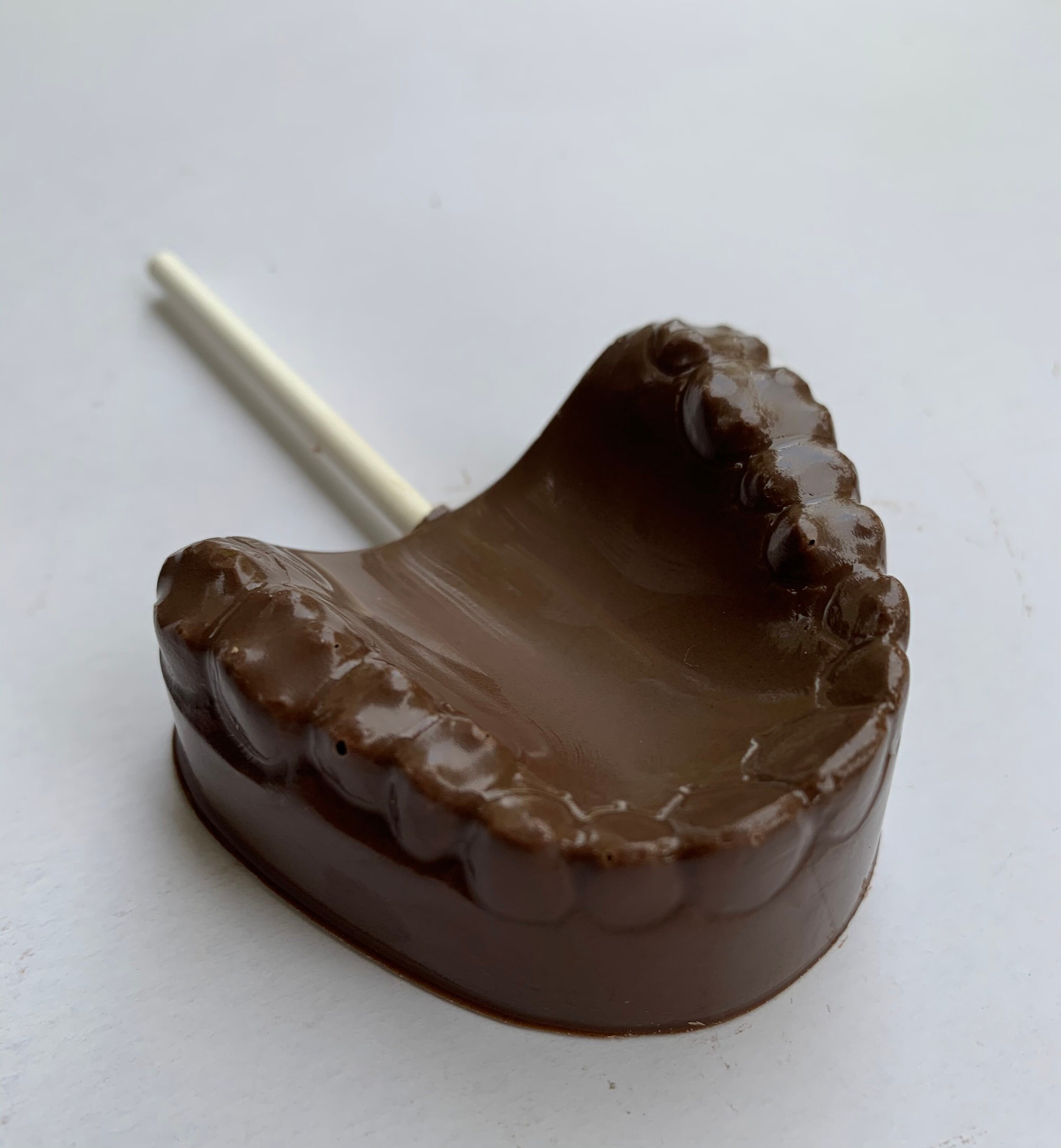 12 Chocolate teeth chocolate suckers chocolate teeth candy | Etsy