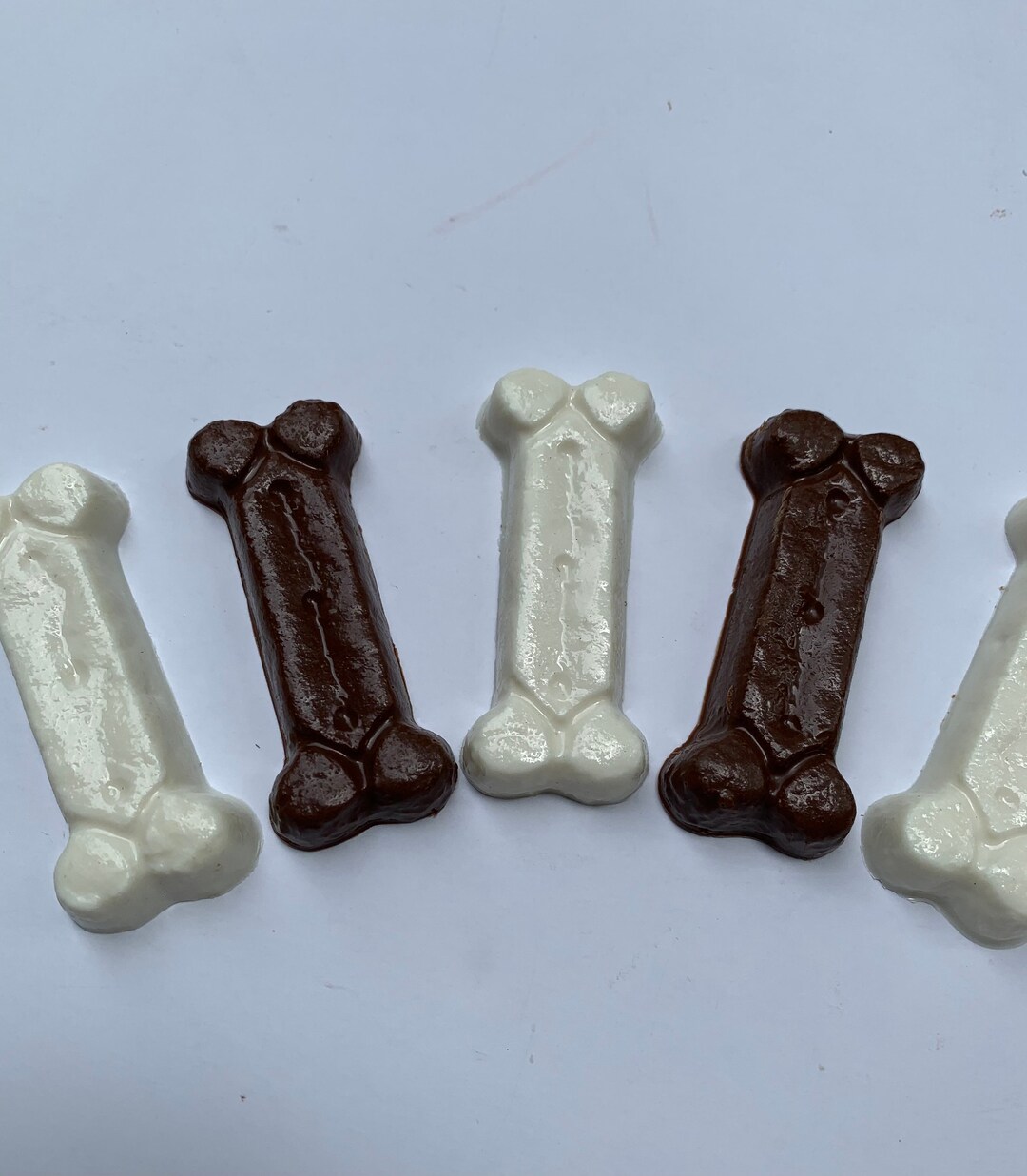 20 Dog Bone Chocolate Cupcake Topper Puppy Cupcake Topper Chocolate Dog ...