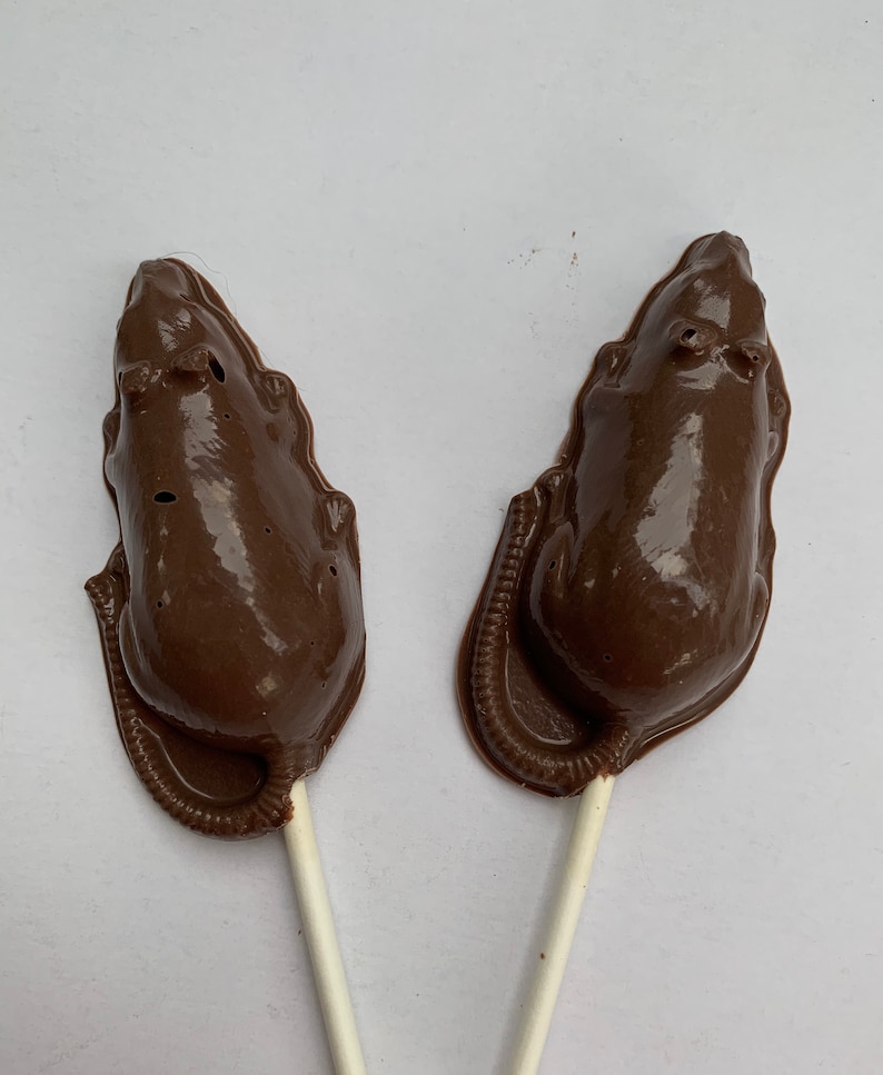 12 Chocolate Rat Pops Chocolate Rat Suckers Chocolate Rat - Etsy