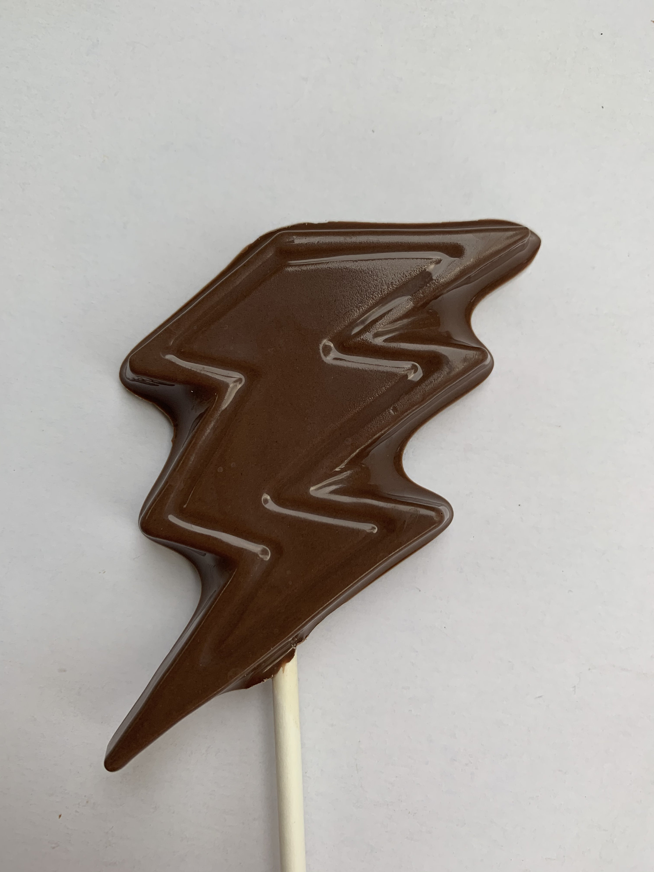 12 Chocolate Lightning pops chocolate Lightning suckers | Etsy