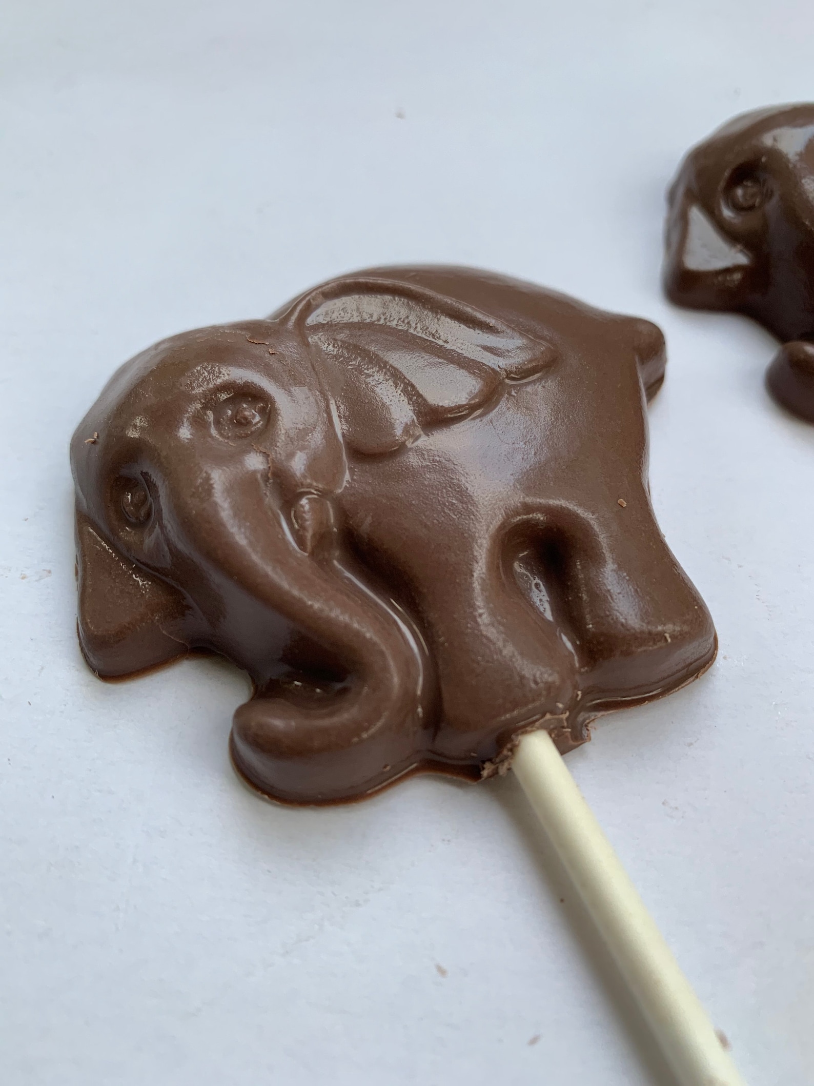 10 Chocolate Elephant Pops Chocolate Elephant Suckers Chocolate ...