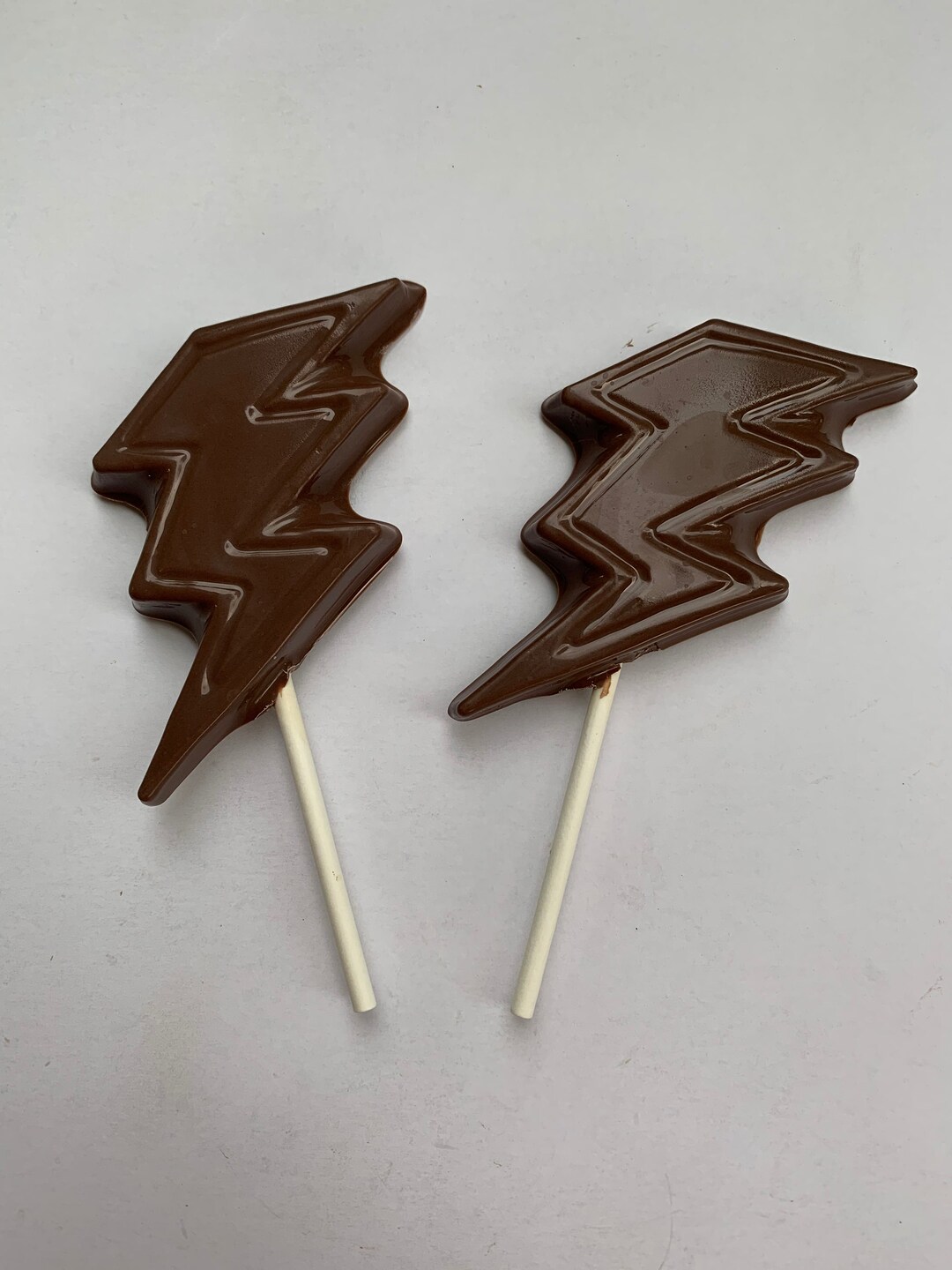 10 Chocolate Lightning Pops Chocolate Lightning Suckers Chocolate ...