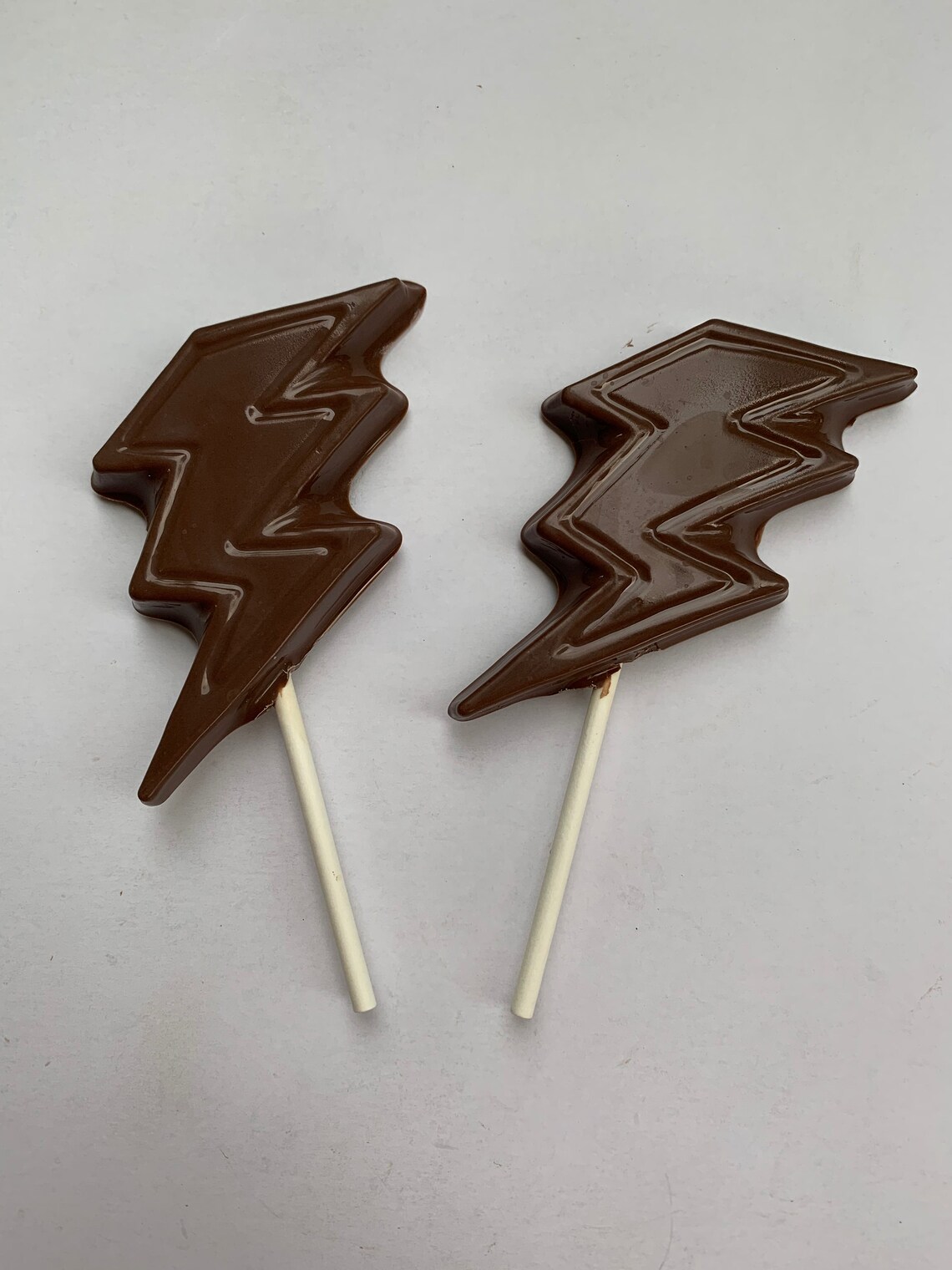 30 Chocolate Lightning Pops Chocolate Lightning Suckers - Etsy