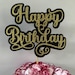 Happy Birthday Cake Topper Custom Cake Topper - Etsy