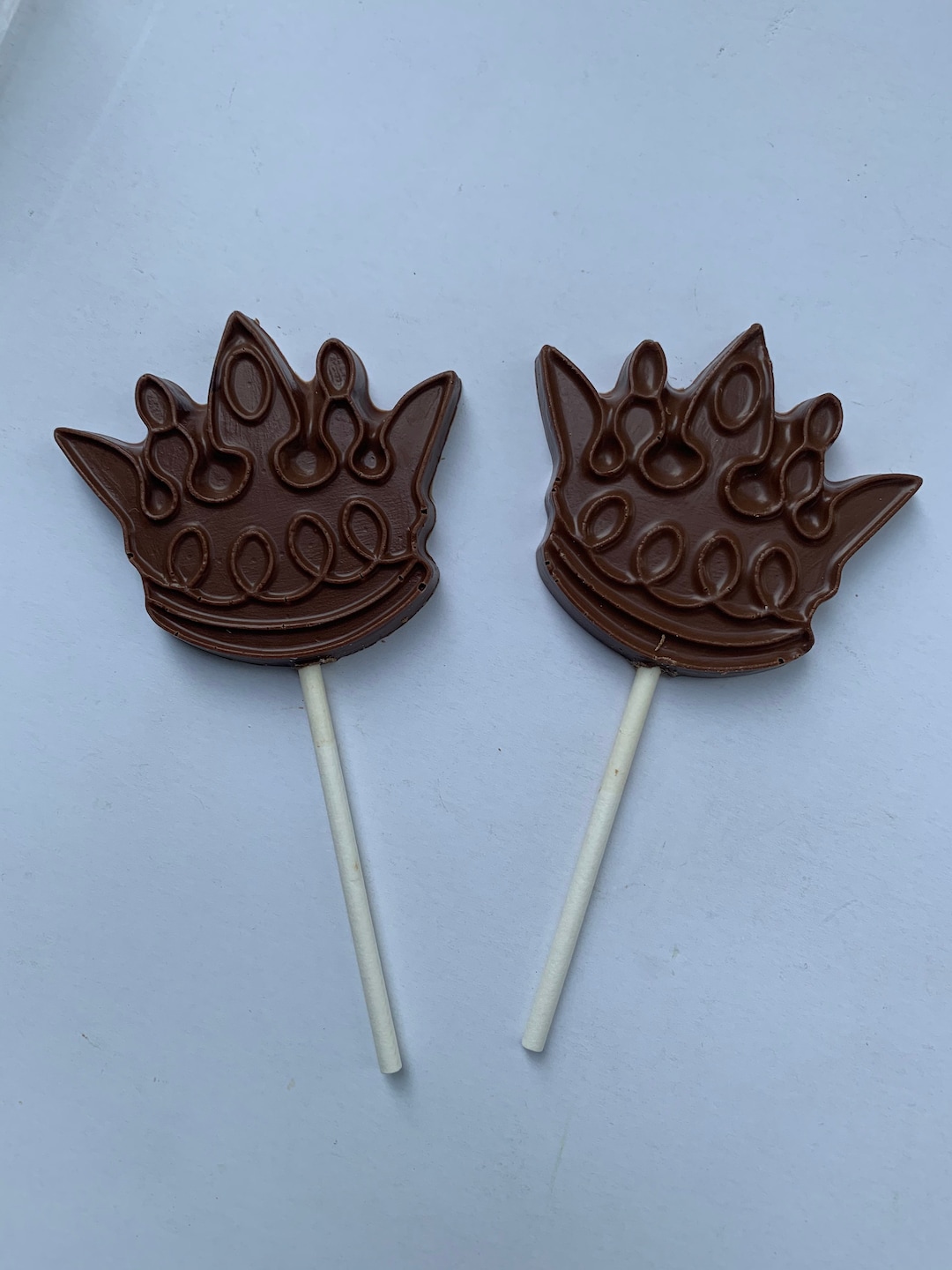 12 Chocolate Crown Pops Chocolate Crown Suckers Chocolate Princess ...