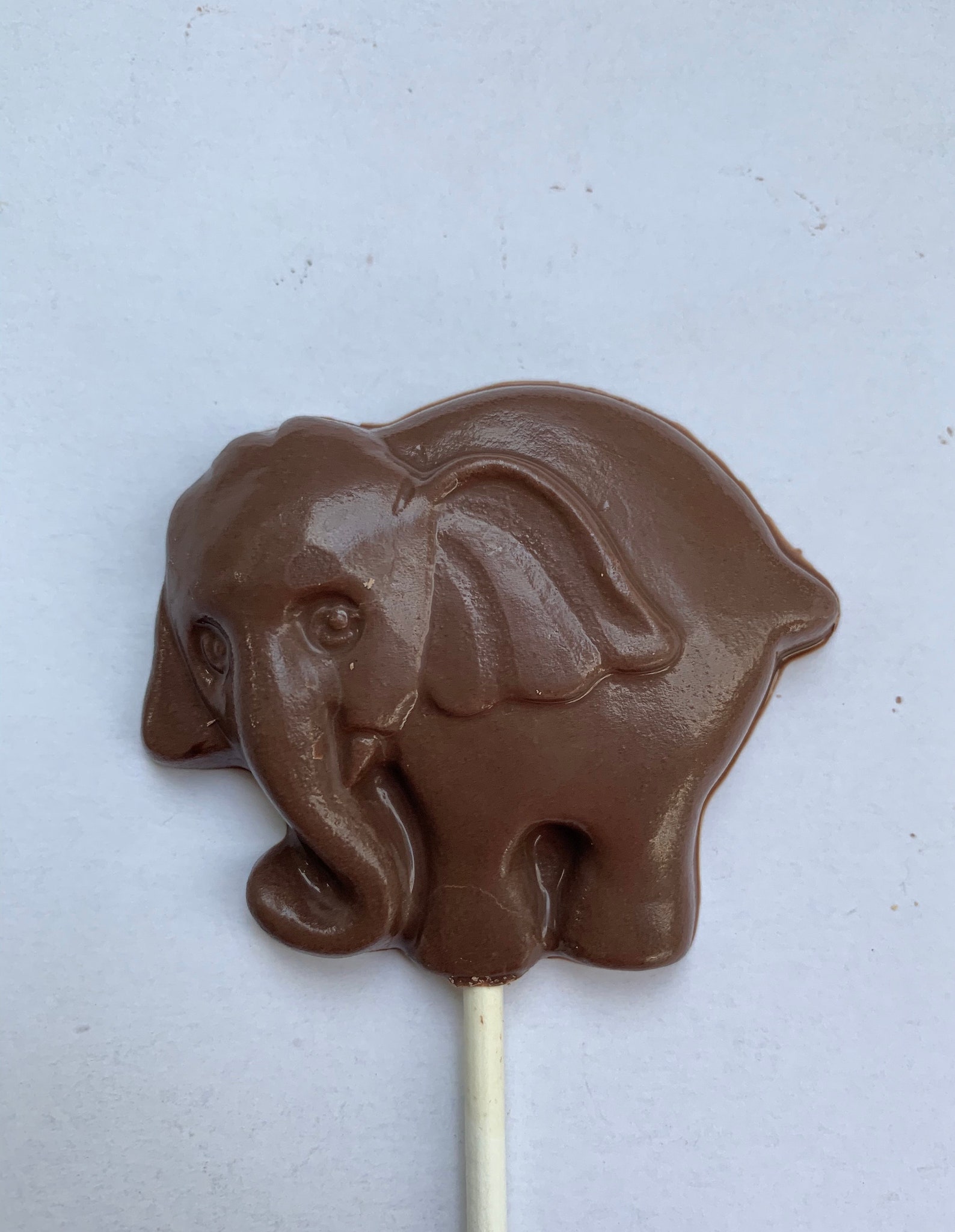 10 Chocolate Elephant Pops Chocolate Elephant Suckers Chocolate ...