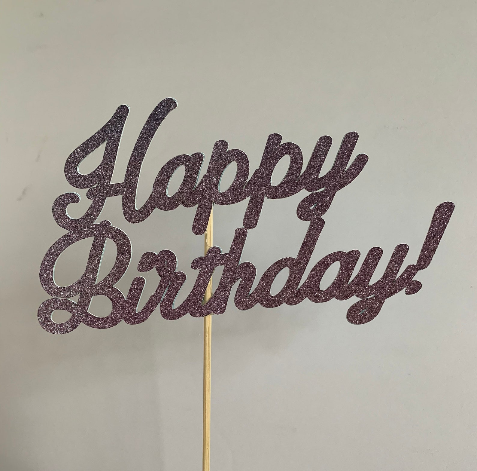 Happy Birthday Cake Topper Custom Cake Topper - Etsy