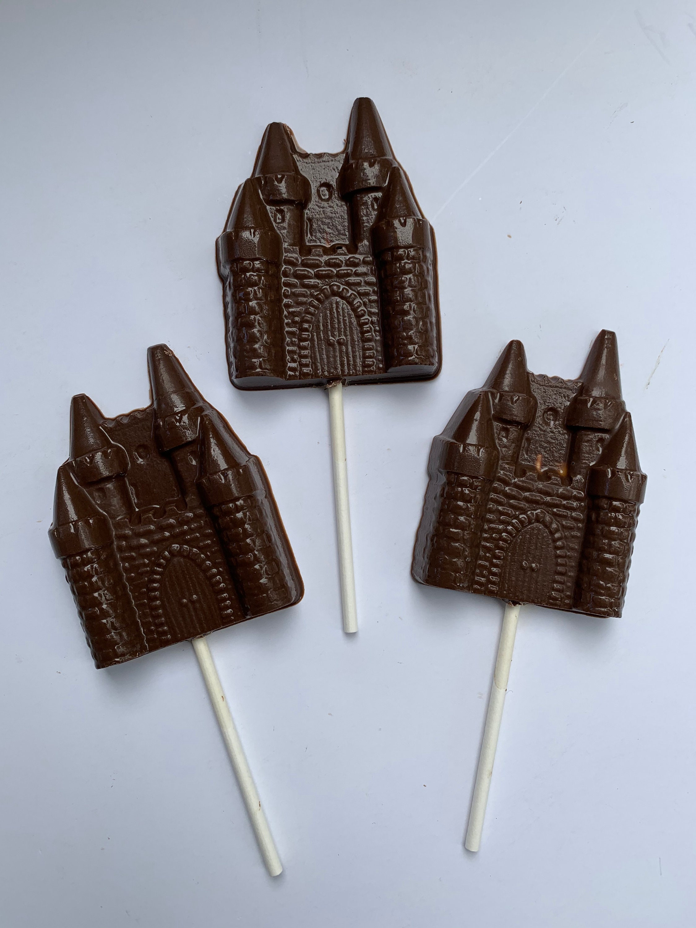 12 Chocolate Castle Pops Chocolate Castle Suckers Chocolate - Etsy