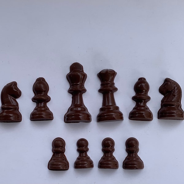 Chocolate Chess Pieces - Etsy