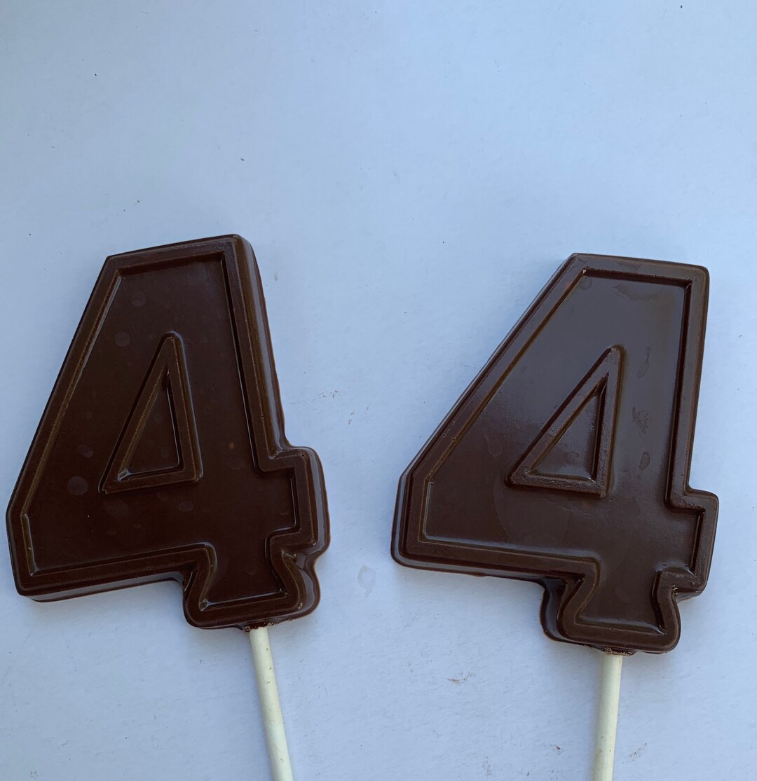 12 4th Birthday Chocolate Pops Chocolate 4th Suckers Chocolate 4th ...