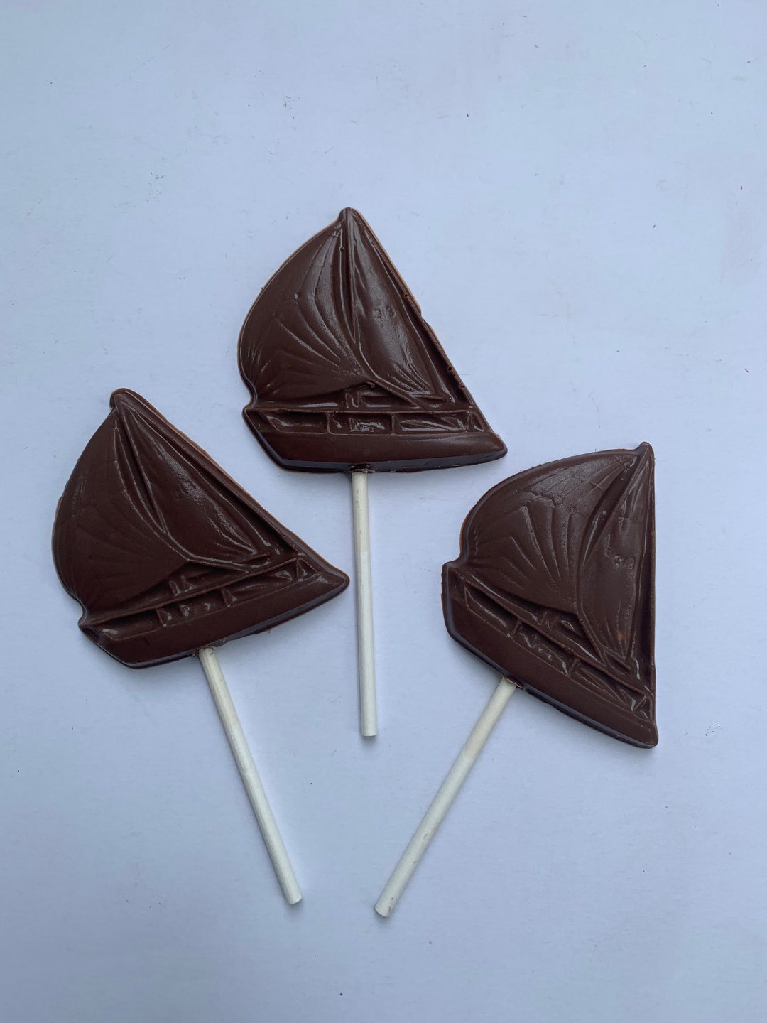 30 Chocolate Sail Boat Pops Chocolate Sail Boat Suckers Chocolate Sail ...