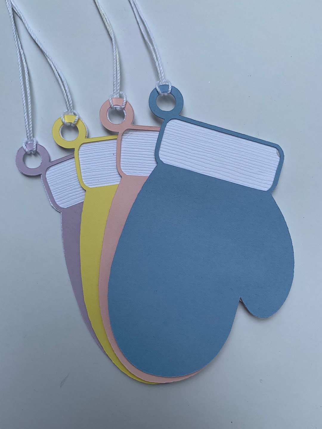 Mitten Gift Tags Santa Gift Tags Christmas Gift Tag - Etsy