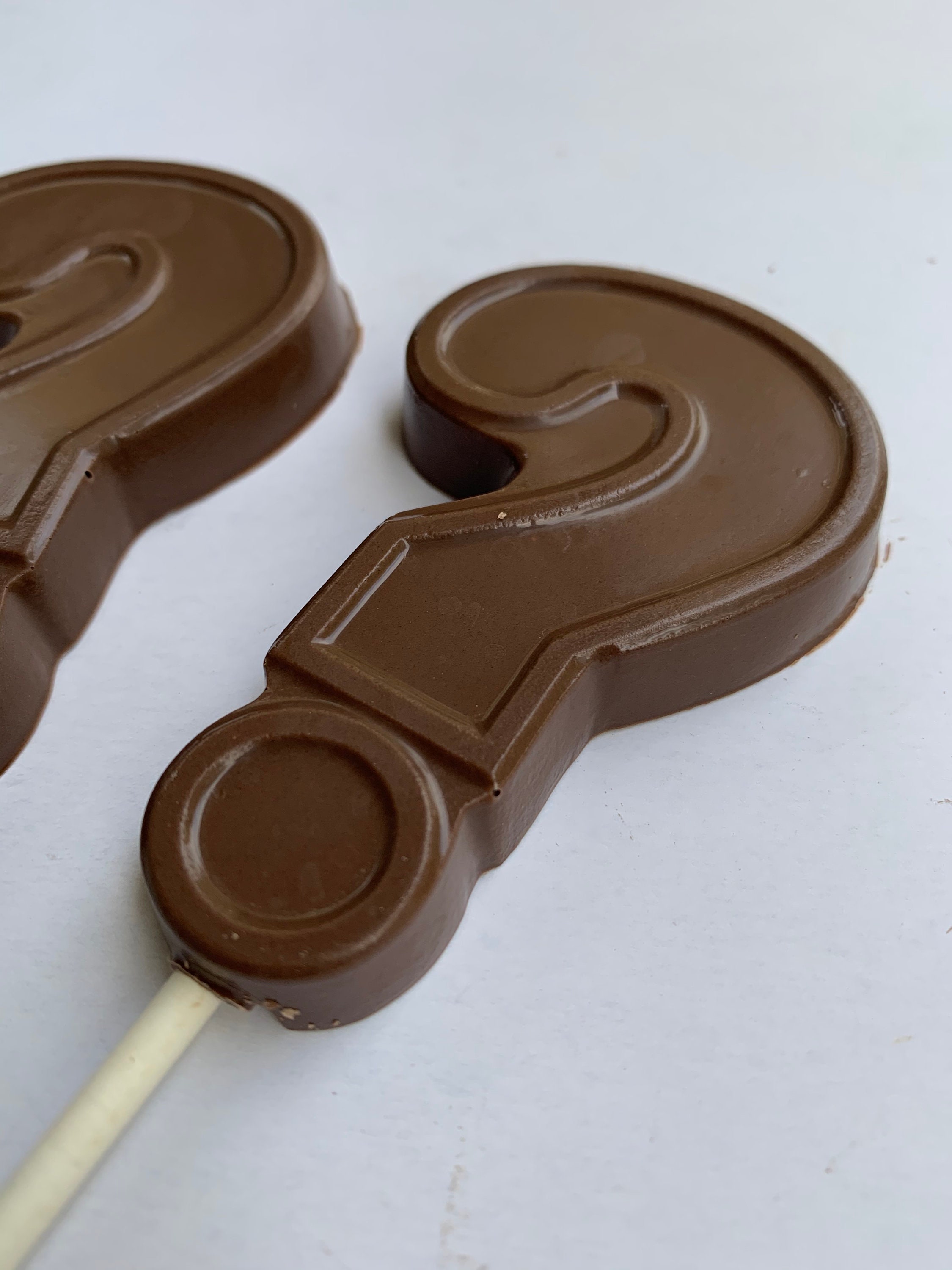 12 Question Mark Chocolate Suckers Chocolate Question Mark - Etsy