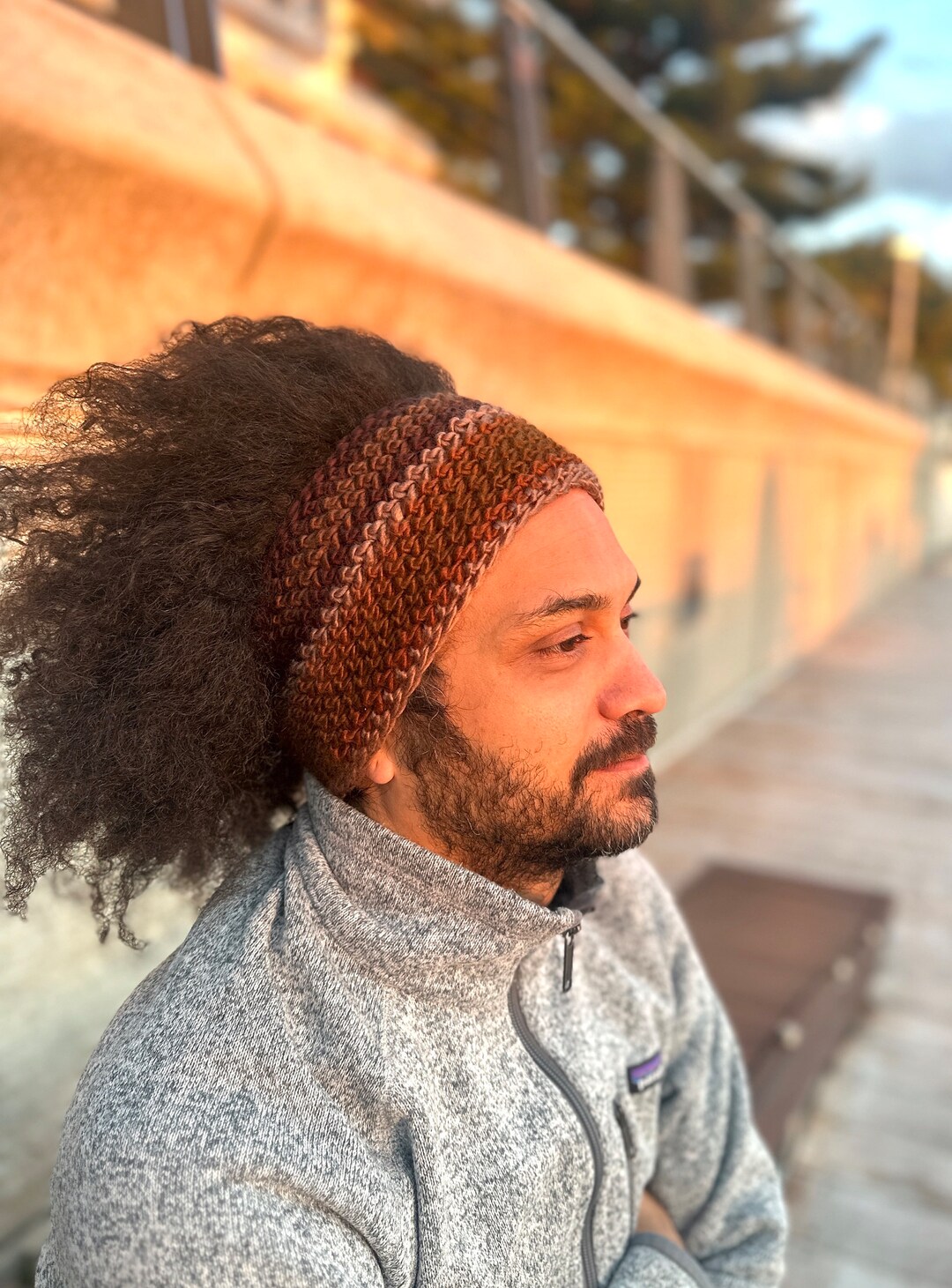 Crochet Pattern, Crochet Men's Headband, Mens Ear Warmer Pattern ...