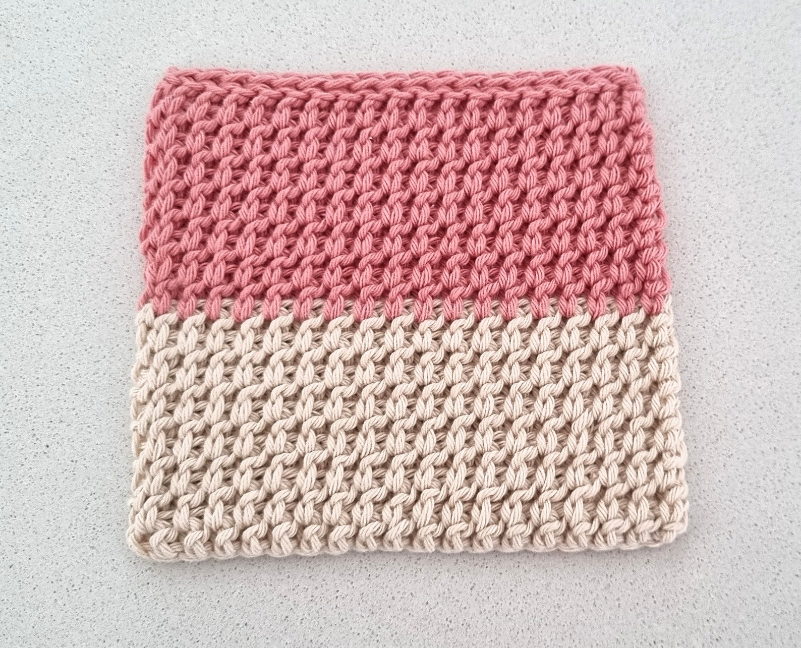 CROCHET PATTERN Crochet Square Coaster Textured Crochet - Etsy