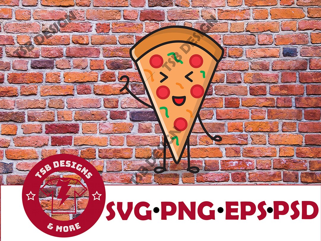 Pizza Image ; I Love Pizza Man Vector SVG; Pizza SVG- EPS; Silhouette ...