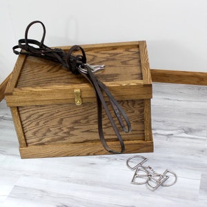 Wooden Bit Box | Equine Equipment | Equestrian Trunk | Horse Bit Box ...