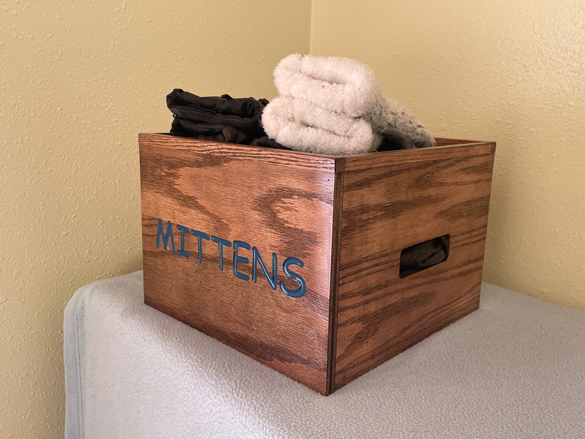 Custom Wooden Storage Box Home Office Decor Laundry - Etsy