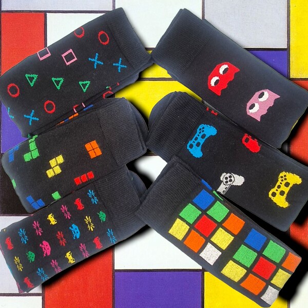 Kids Gaming Socks - Etsy