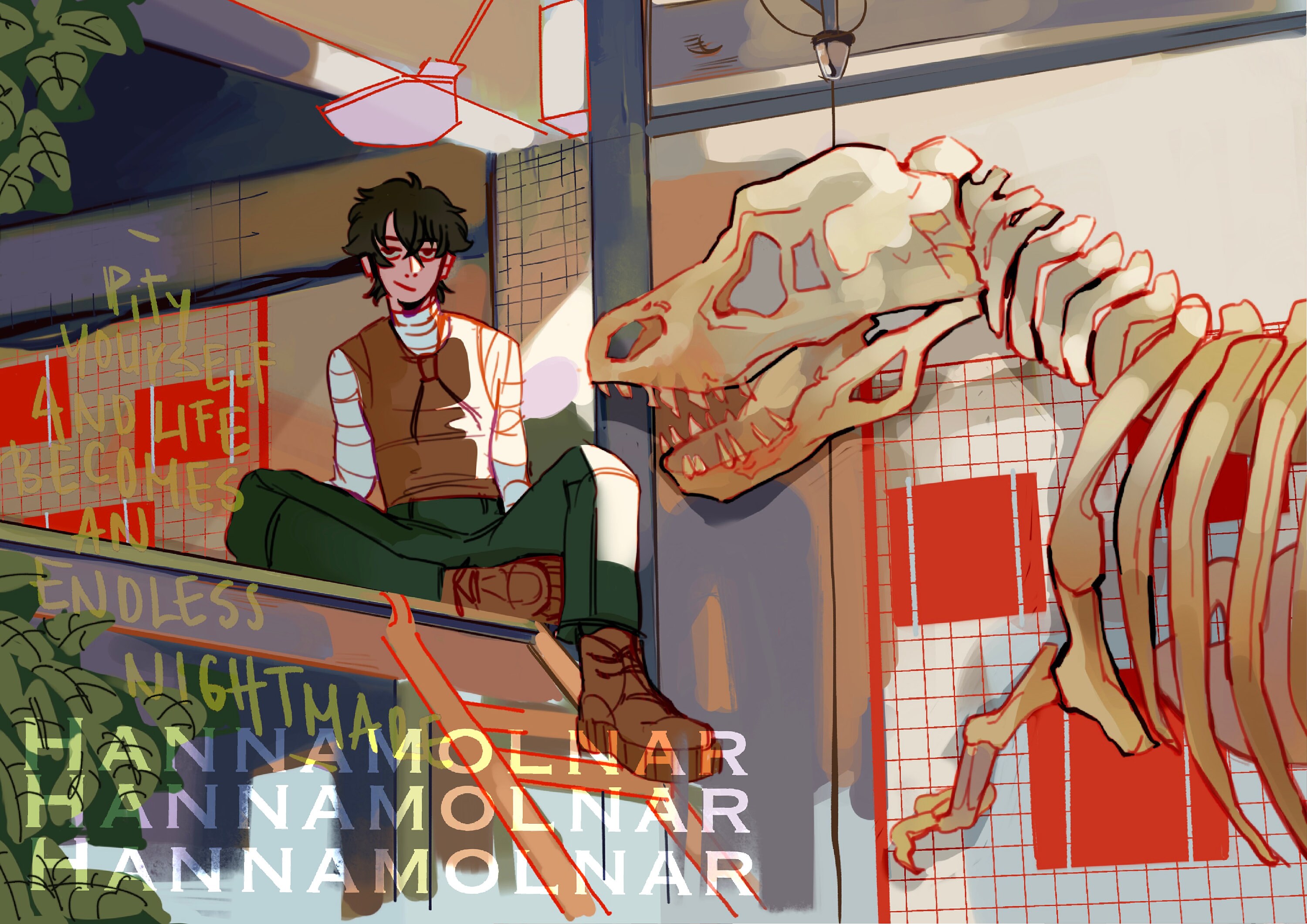 Pity Yourself Anime Inspired Art Print | Etsy