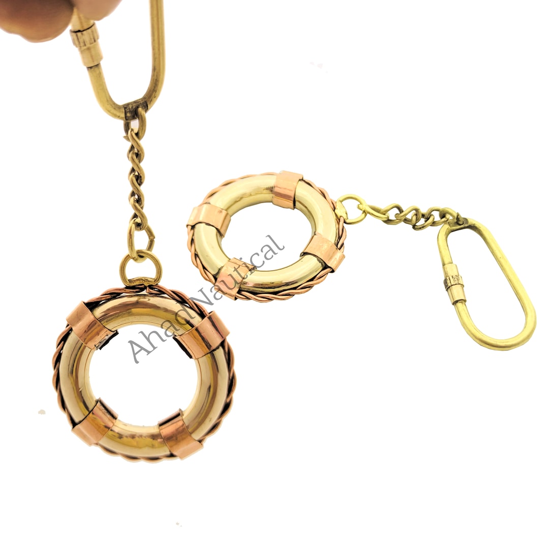Solid Brass Nautical Key Chain, Key Ring, Bike Key Chain, Best ...