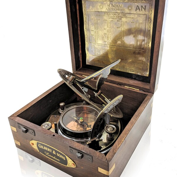 Wooden Sundial - Etsy