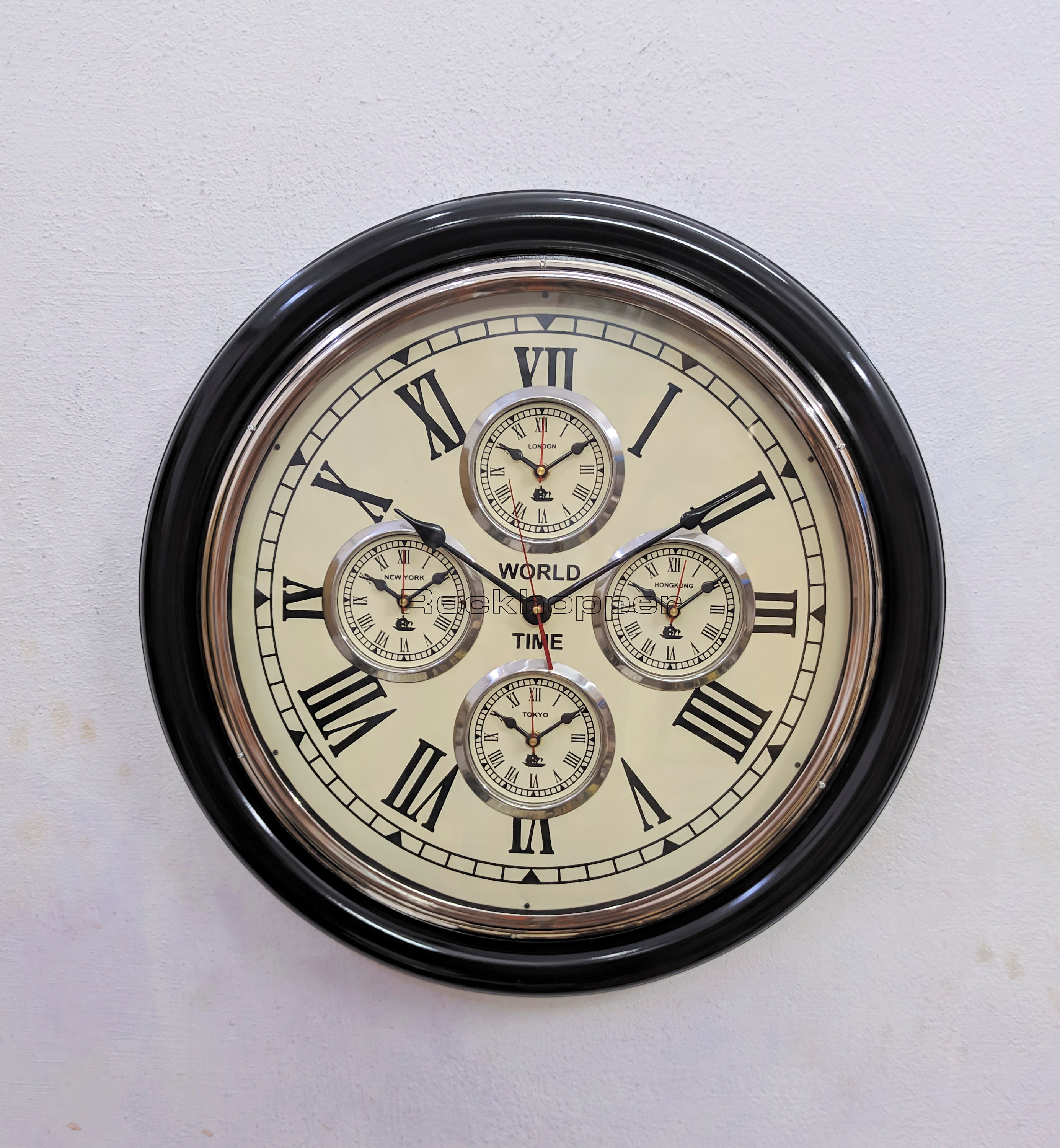 Round Large World Timer Wall Clock Home Décor, Office Décor, Christmas ...