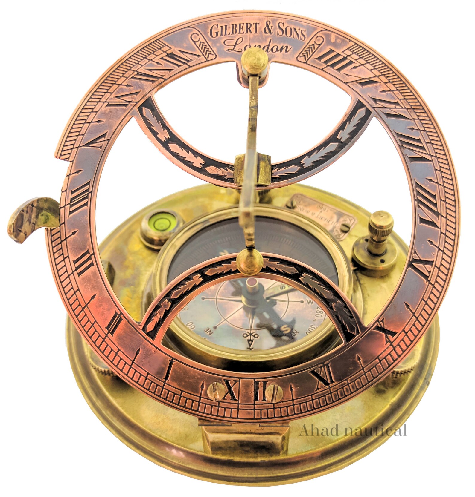 Brújula personalizada brújula de reloj de sol mejor regalo - Etsy España