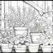 House Plants , Gardens Plant Coloring Pages 20 Printable Pages , Adult ...