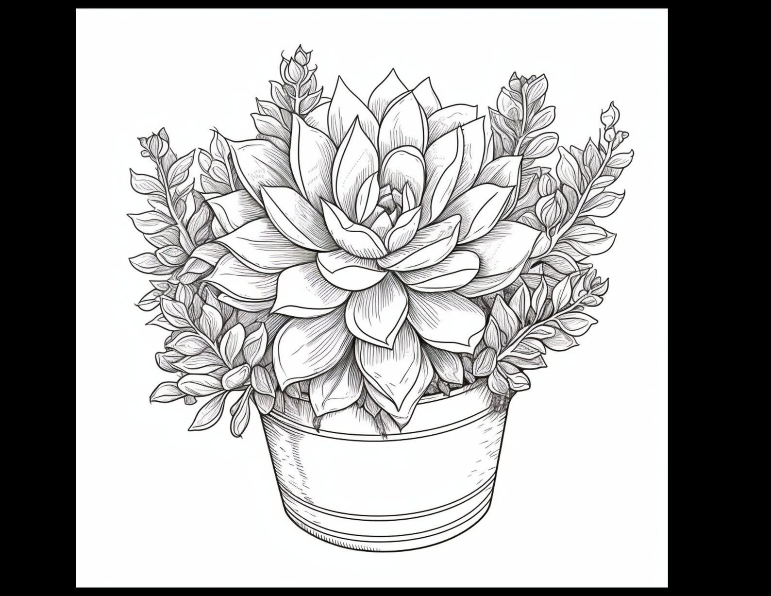 House Plants , Gardens Plant Coloring Pages 20 Printable Pages , Adult ...