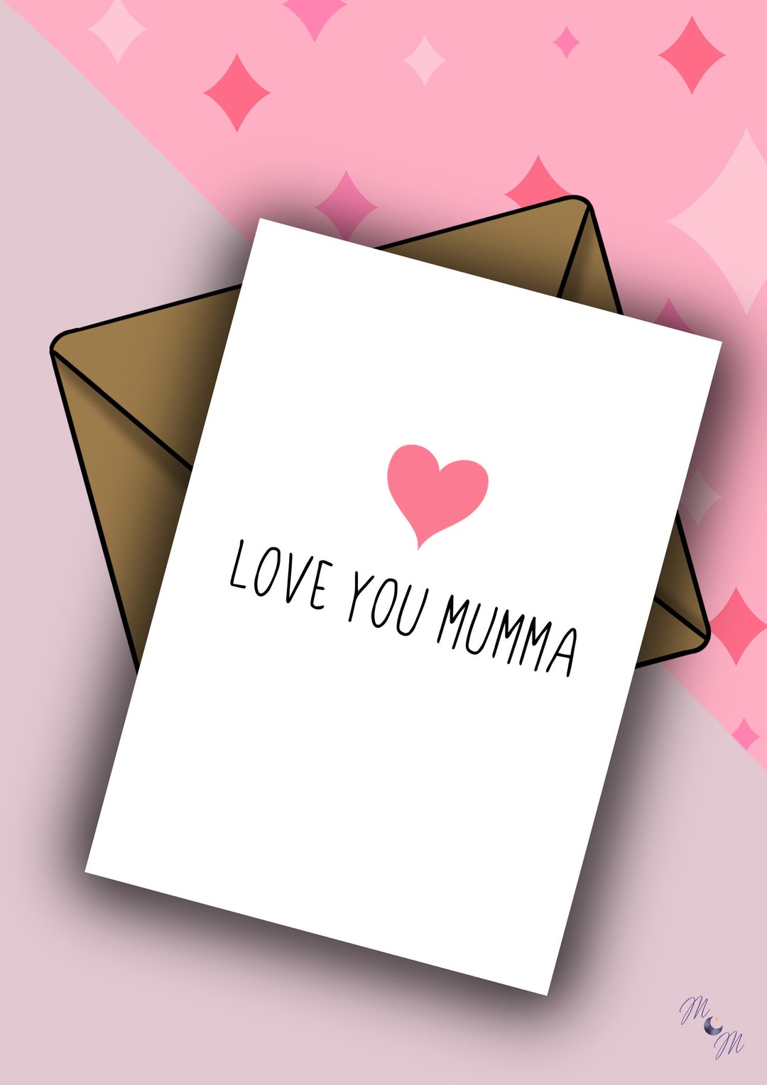 Buy Love You Mumma Mothers Day Card / Lovely Card for Mum / Handmade ...