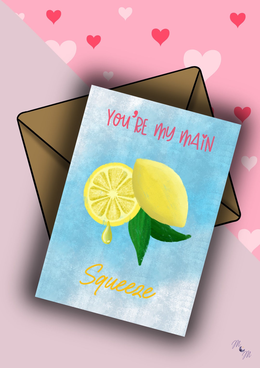 Youre My Main Squeeze Funny Valentines Day Card / Witty Love - Etsy