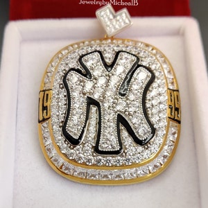 NY Yankee Pendant, Hip Hop Pendant, Charm Engagement Wedding Necklace ...