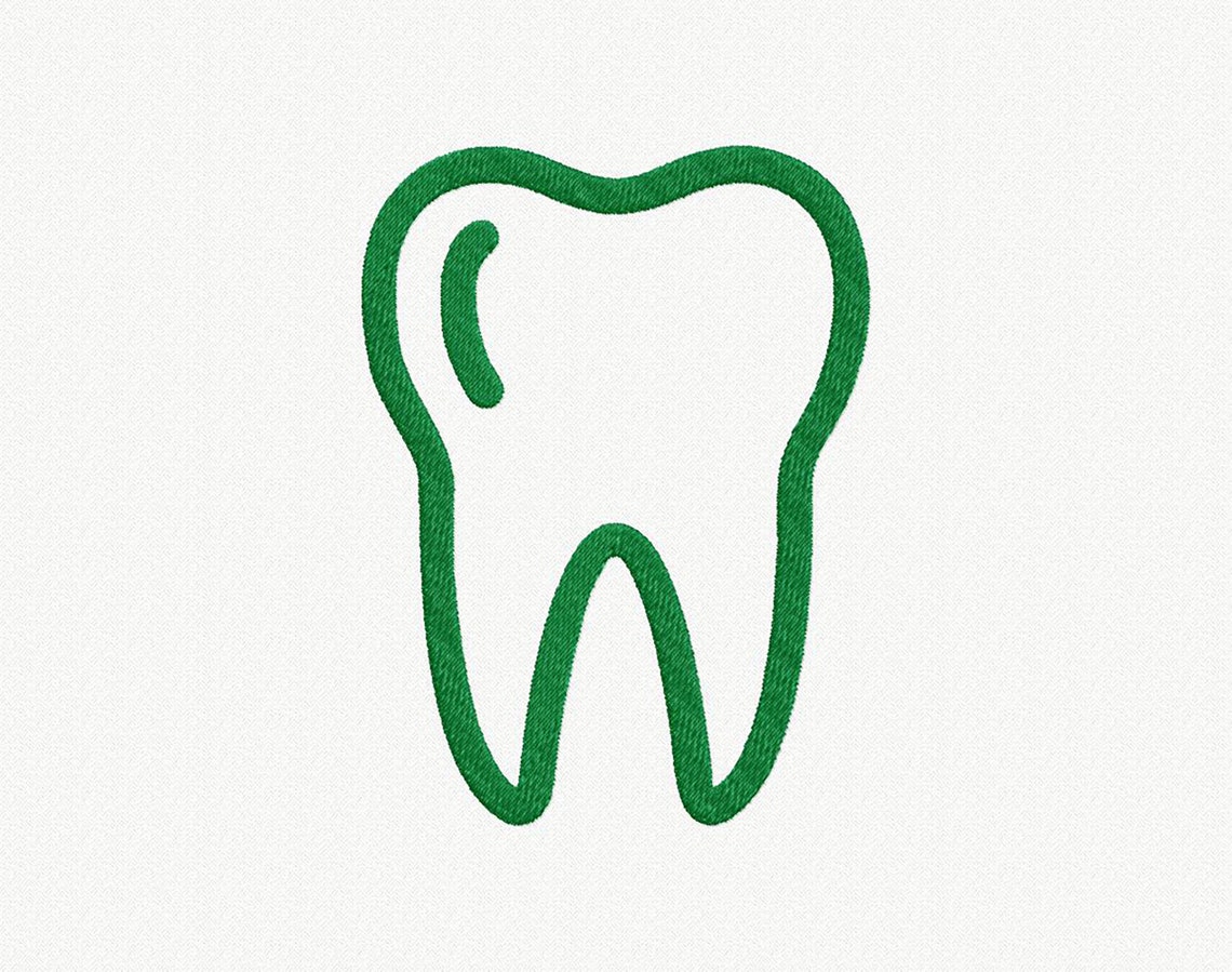 Tooth Embroidery Designs. Files With Design for Machine - Etsy