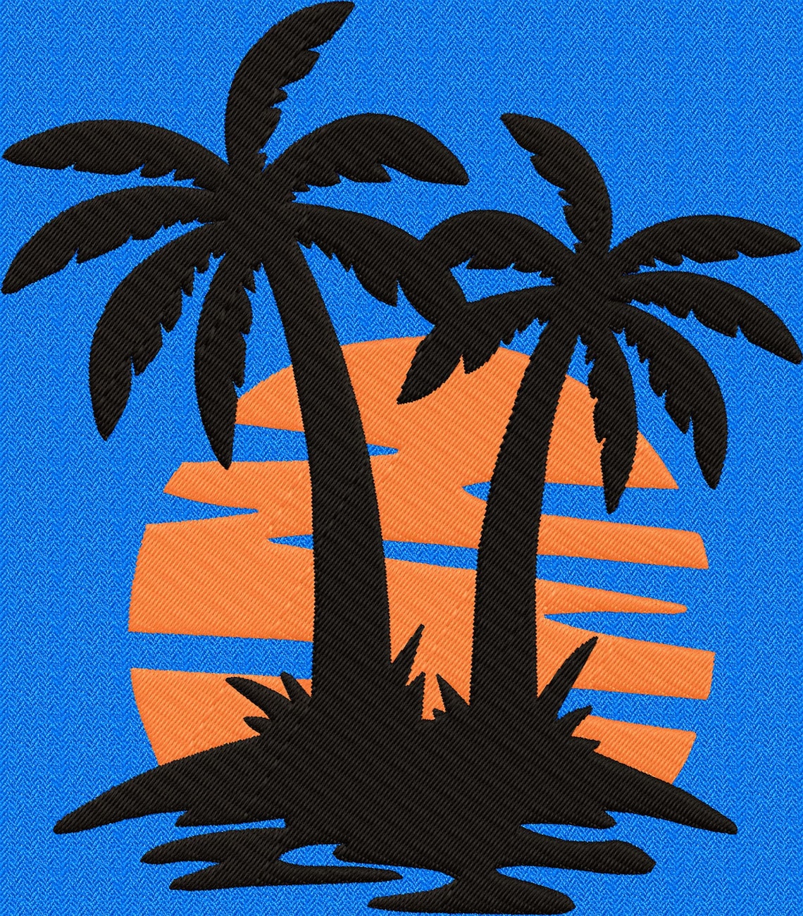 Palm Trees Embroidery Designs . Files With Design for - Etsy