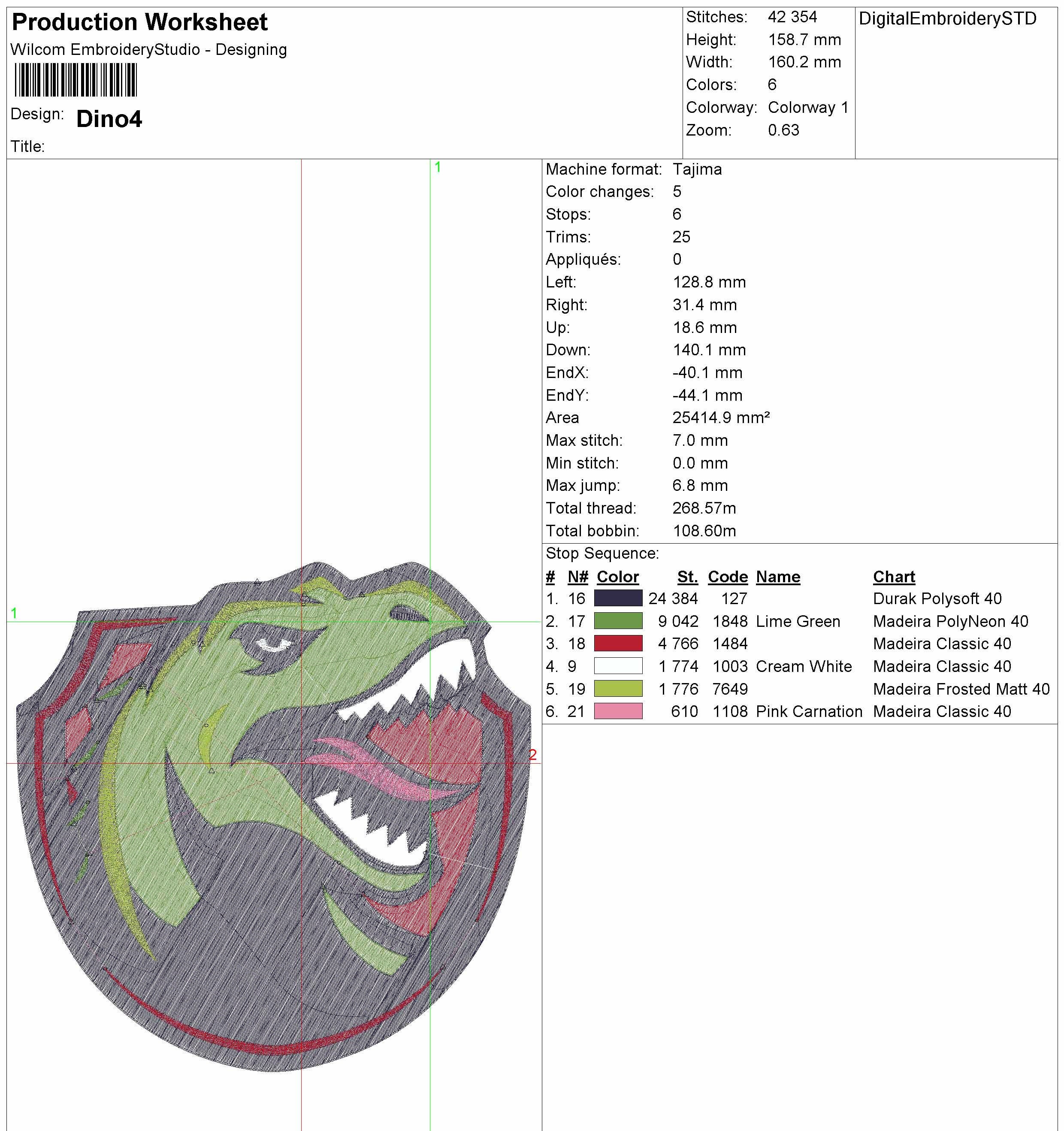 Dinosaur T-rex Machine Embroidery Design Files. Format Pes - Etsy