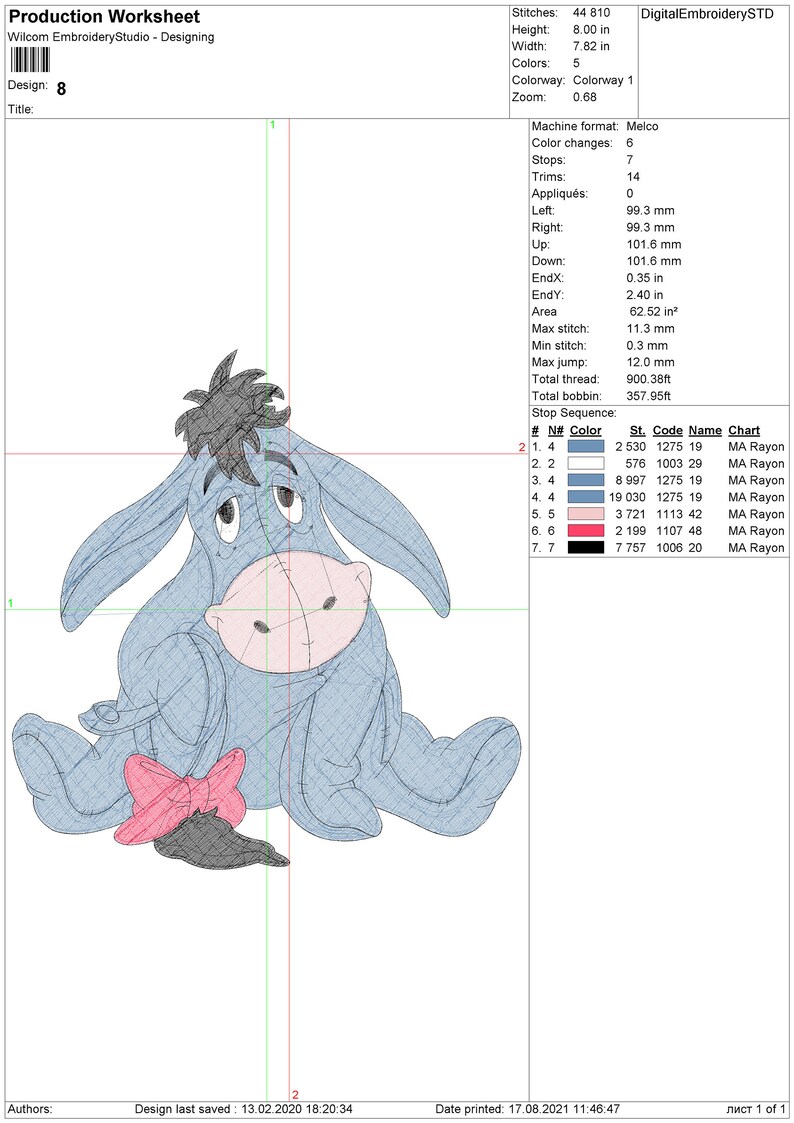 Donkey Files With Design for Machine Embroidery. Format Pes - Etsy