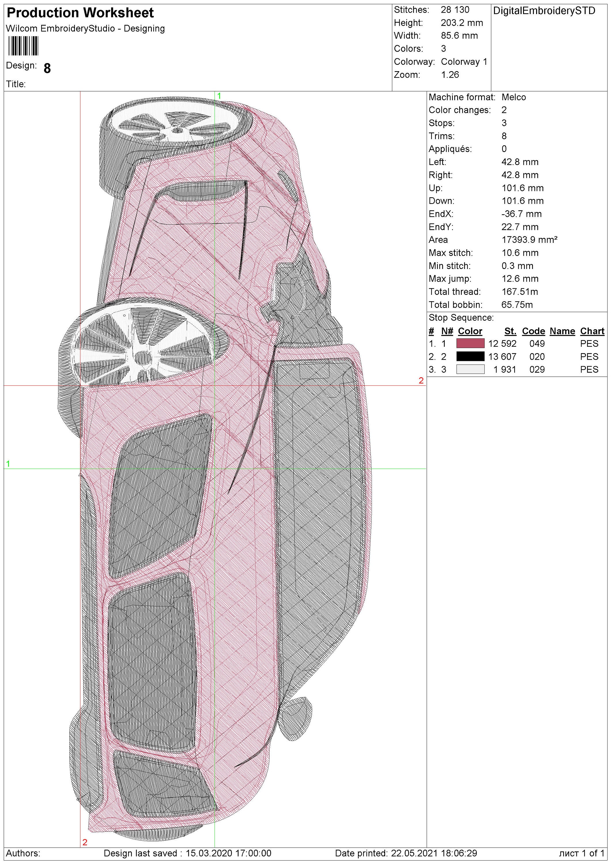 Automobile Sport Car Files With Design for Machine Embroidery. | Etsy